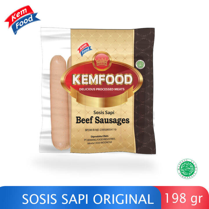 Kemfood Sosis Sapi Original - 198 gr | Lazada Indonesia