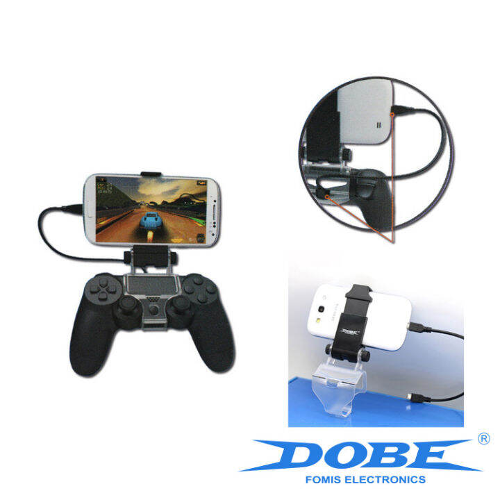Dobe PS4 Playstation 4 Controller Mobile Smart Phone Clip Clamp TP4-016 ...
