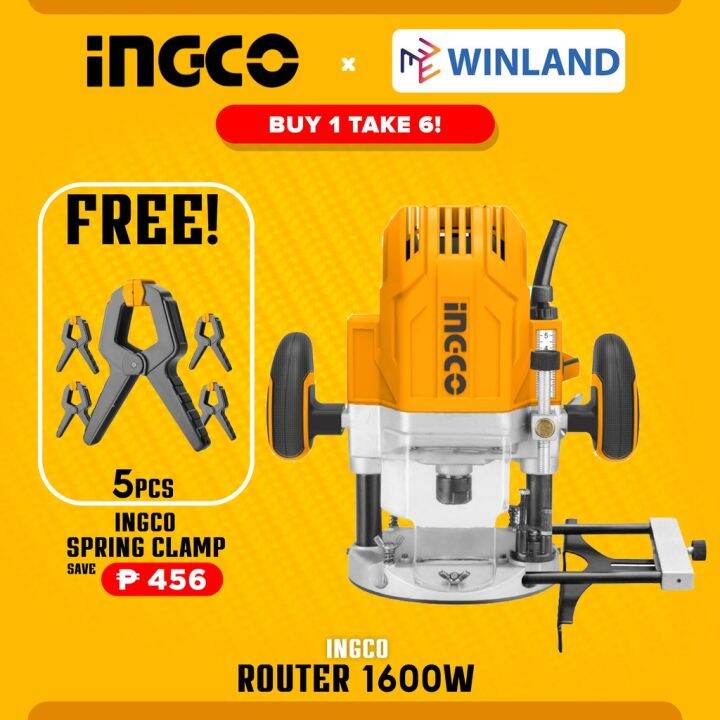 INGCO by Winland Electric Router 1600W with Free Soldering Iron ...