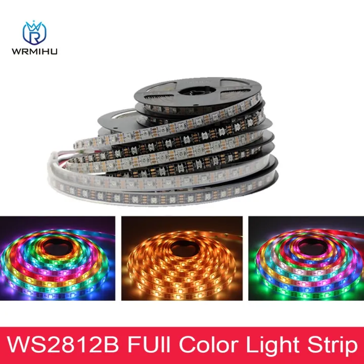 DC5V 5m Smart RGB WS2812B LED Pixel Strips Individually Addressable ...