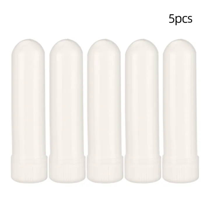 5 Pack Essential Oil Inhaler Bottles Aromatherapy Empty Nasal Inhaler ...