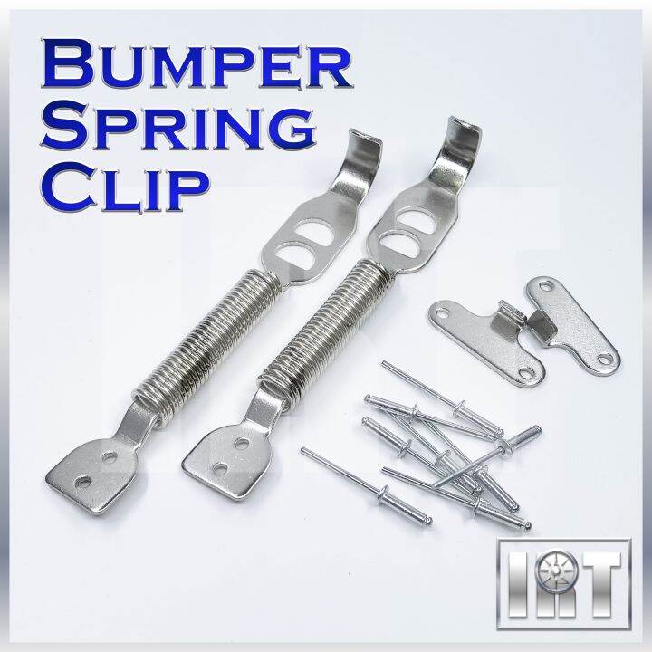 Bumper Spring Clip Hood Lock Bonnet Pin Set Steel Racing Klip Pegas ...
