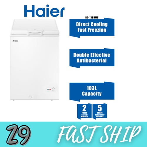 HAIER 6-in 1 Convertible Chest Freezer 100L BD-138HMC | Lazada