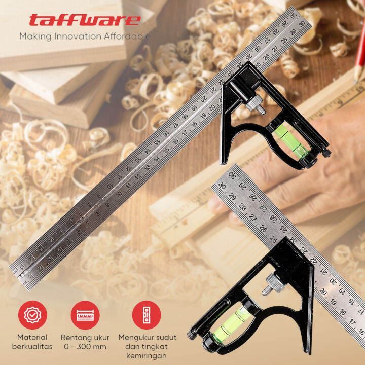 Mistar Penggaris Siku Tukang | Multifungsi | Lazada Indonesia