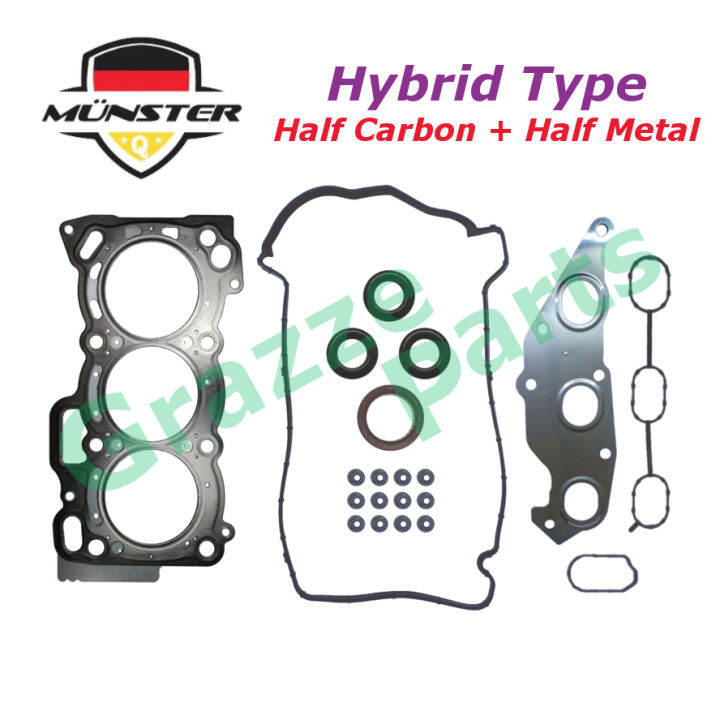 Münster ( Semi / Hybrid ) Head Top Set Gasket 04112-BZ640 for Perodua ...