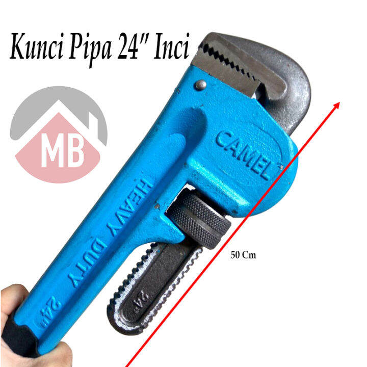 Kunci Pipa 24" Inci / Kunci Pipa Ledeng / Kunci Monyet / Pipe Wrench 60 ...