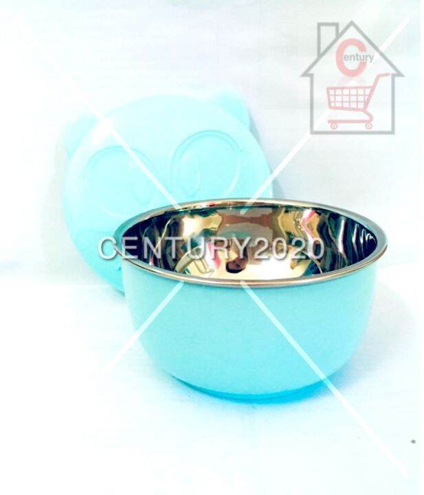 RIMEI Bowl Children Kids Bowl Cartoon Bowl Stainless Steel Round Design ...