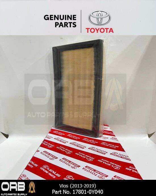 Toyota Vios (2013-2021) Car Air Filter - Part No. 17801-0Y040 (100% ...