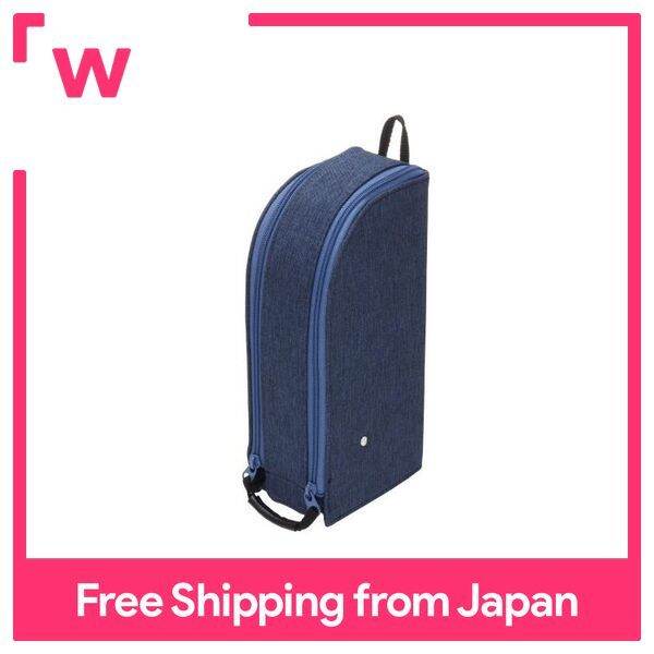 Raymay เคสปากกาแนวตั้งสีกรมท่า | กล่องดินสอความจุมาก/กระเป๋าเครื่อง ...