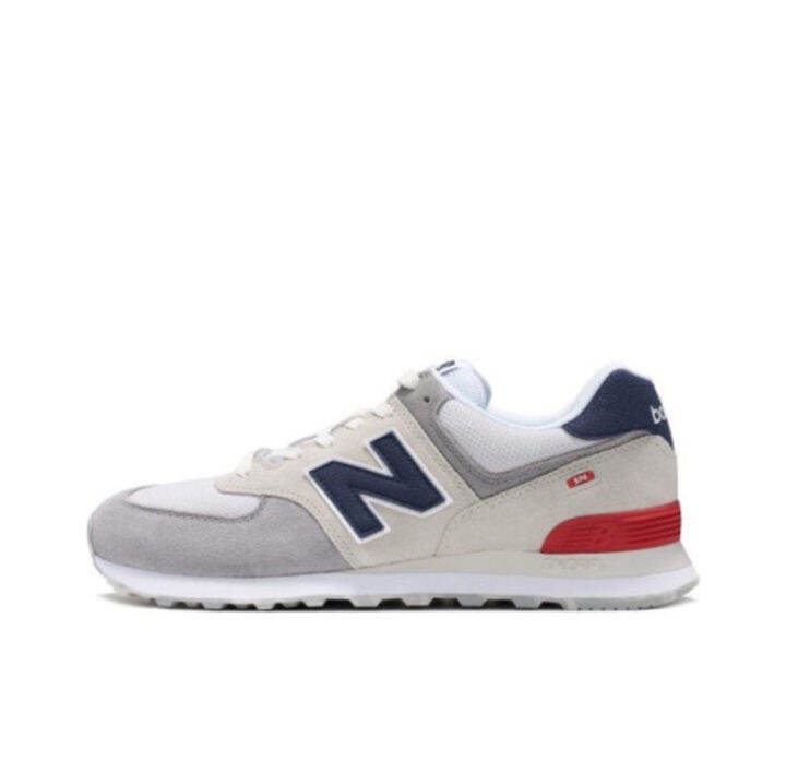 New Balance NB 574 รองเท้าวิ่งต่ำ ผู้ชายและผู้หญิงรองเท้ากีฬา สีเทาสี ...