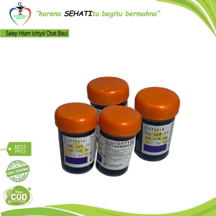 ICHTIOL DUN ZALF ANTISEPTIK BISUL UDUN SALEP HITAM | Lazada Indonesia