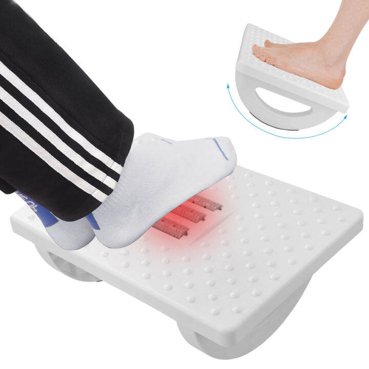 Ergonomic Footrest Plastic Cushion Foot Rest Under Desk Foot Stool