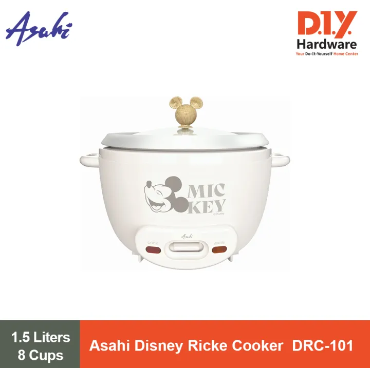 Asahi DRC 101 8 Cups Mickey Rice Cooker | Lazada PH