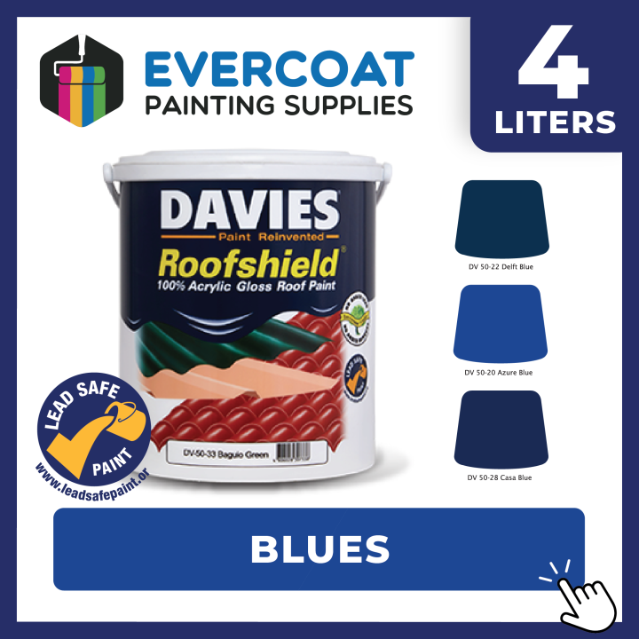 Davies Paints Roofshield 4-Liters (Blues) | Lazada PH