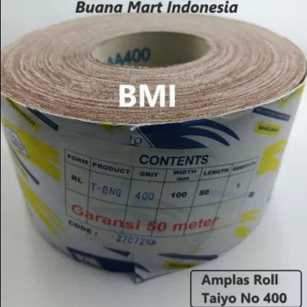Amplas Roll Taiyo No 400 | Amplas Meteran Grit 400 | Kertas Amplas ...