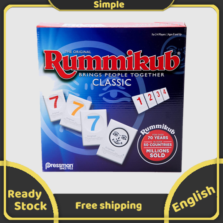 Rummikub Board Game Bring People Together Large Size Version Family ...