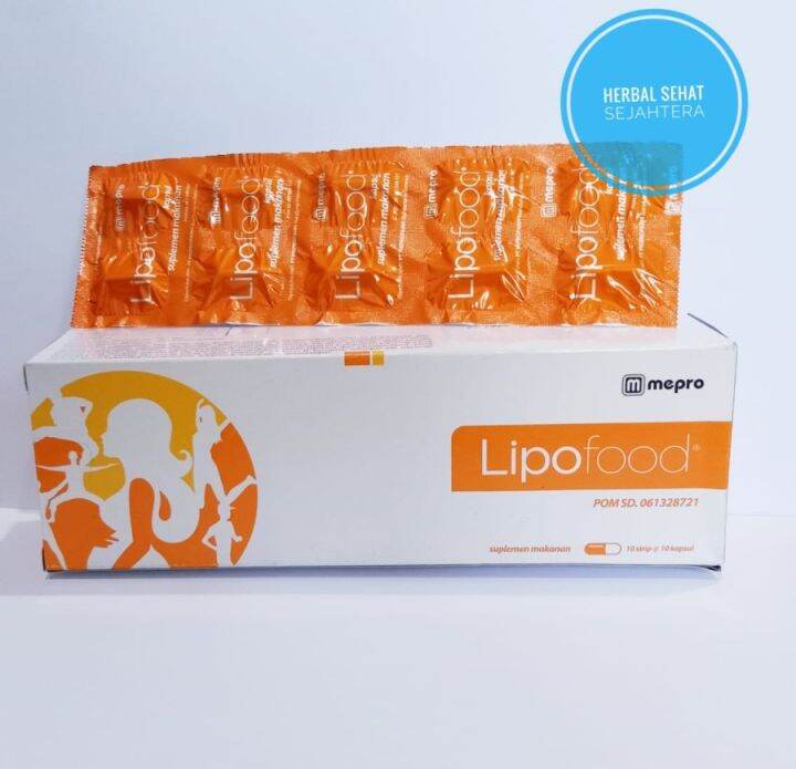 LIPOFOOD Lipofood lipofood Kapsul- Kesehatan Hati | Lazada Indonesia