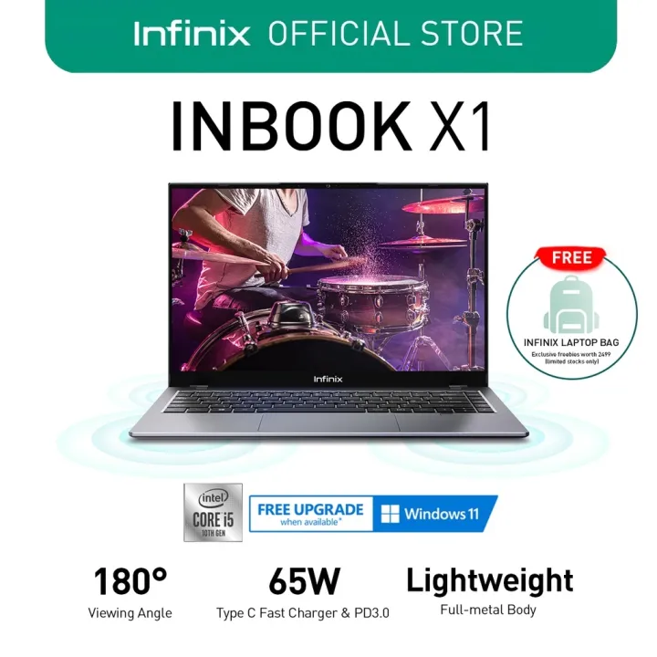 Infinix INbook X1 Core i5-1035G1 - 14.0 - 8GB 512GB SSD - Intel HD ...