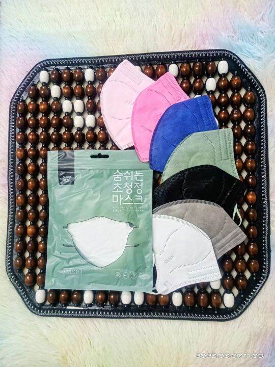 SUNSHINE AND ALJOHN BRAND 5D KN95 ADULT KOREAN STYLE PLAIN COLORS ...