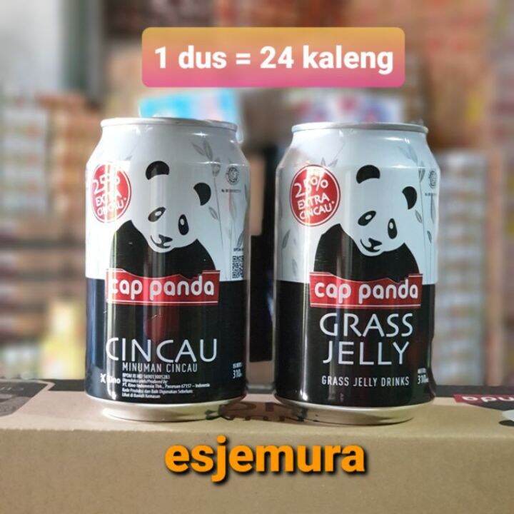 Minuman Cincau Cap Panda per dus isi 24 kaleng / Yeos Grass Jelly ...