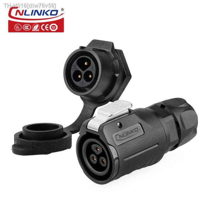 卍 CNLINKO Industry M16 IP67 3 Pin Waterproof Connector Female Male ...