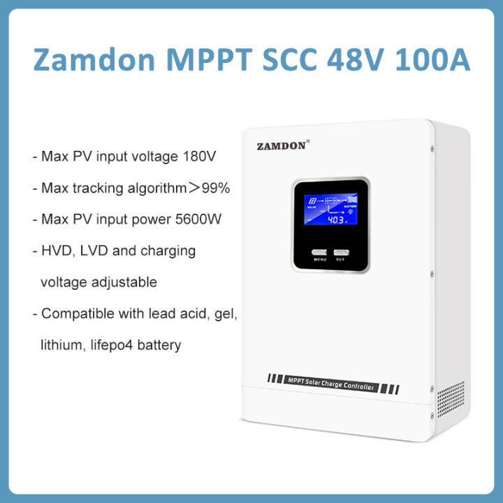 Zamdon MPPT Solar Charge Controller 100A 48V | Lazada PH