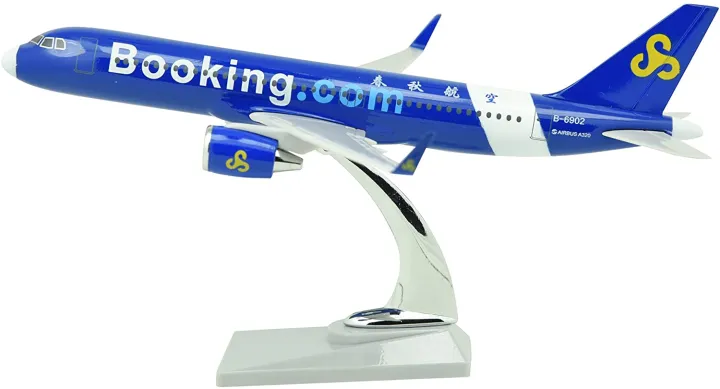 1:200 7.6inch Air Bus A320 Spring Airlines Resin Blue Airplane Model ...