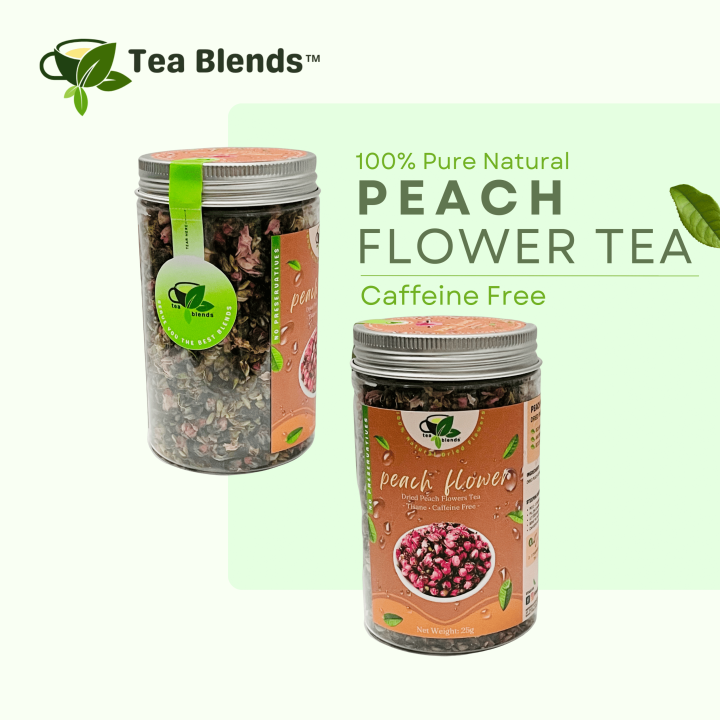 [Tea Blends] Peach Flower Herbal Tea 25 Grams- Caffeine Free | Lazada PH