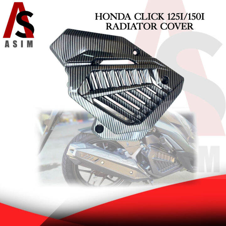 ASIM HONDA RADIATOR COVER CLICK 125i/150i GAME CHANGER RADIATOR COVER ...