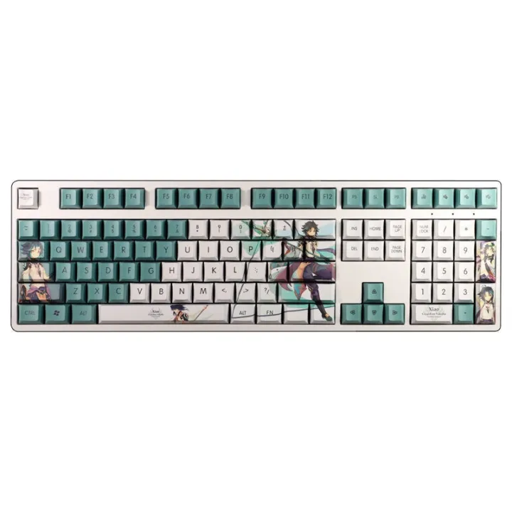 [COD]SKYZY Genshin Impact Keycap Cherry Profile Xiao Theme Keycap Anime ...