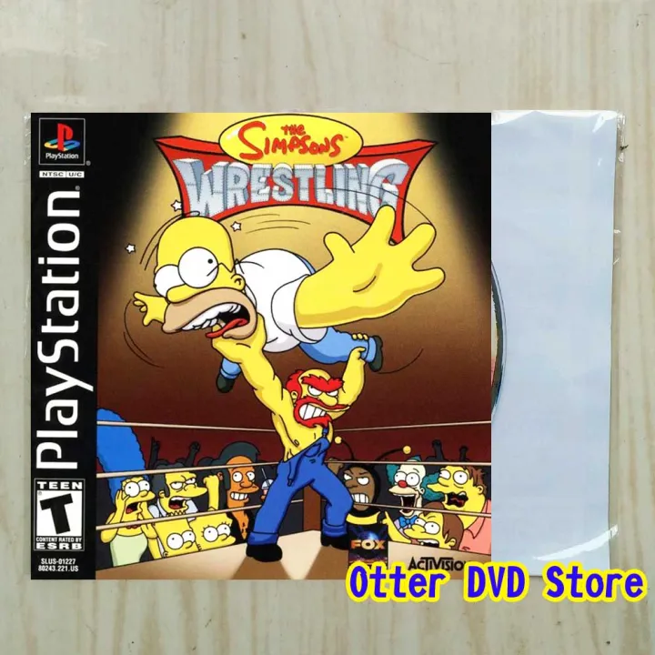 Kaset CD Game Ps1 Ps 1 The Simpsons Wrestling | Lazada Indonesia