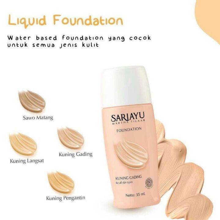 ics1- Sariayu Foundation (Alas Bedak) | Lazada Indonesia
