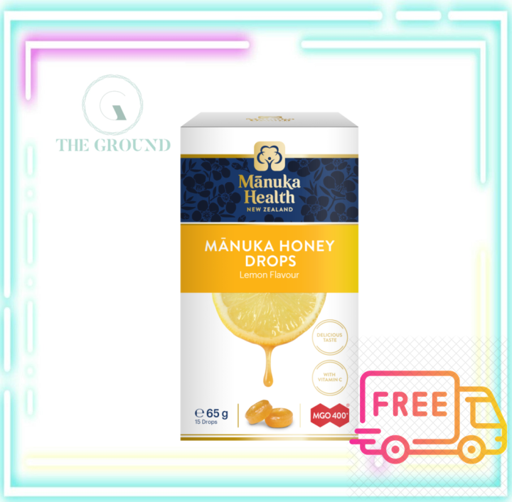 [EXP DATE: 18/05/2023] Manuka Health 蜂胶糖柠檬味 Manuka Honey Drops - MGO ...