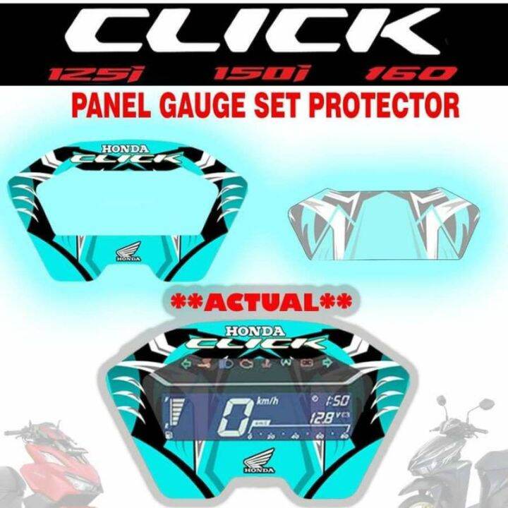 Printed Panel Gauge Protector for Honda Click 125i 150i 160i V1, V2, V3 ...