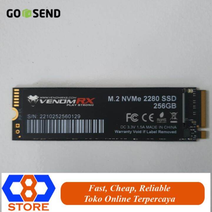 SSD NVME VENOMRX VENOM RX PCie Gen3x4 M.2 2280 128GB 256GB 512GB 1TB | Lazada Indonesia
