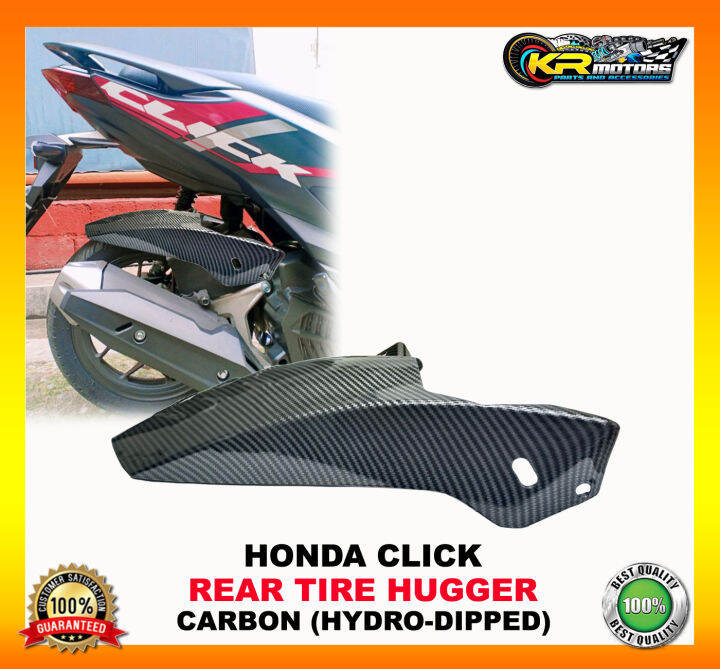 Rear Tire Hugger for Honda Click - Carbon / Matte Black | Lazada PH