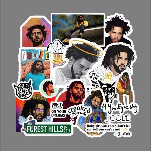 J Cole Sticker Pack - Waterproof Laminated | Lazada PH