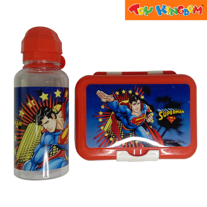 Superman Water Bottle with Lid and Lunchbox Gift Set | Lazada PH