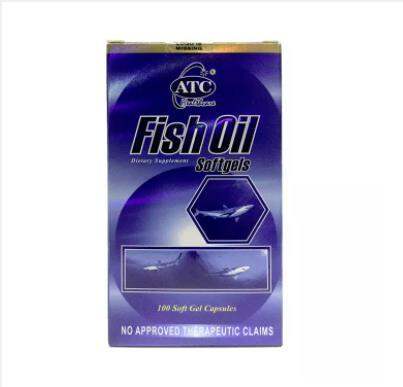 ATC Fish oil 995mg Dietary supplement by 100's (Expiration March 2023 ...