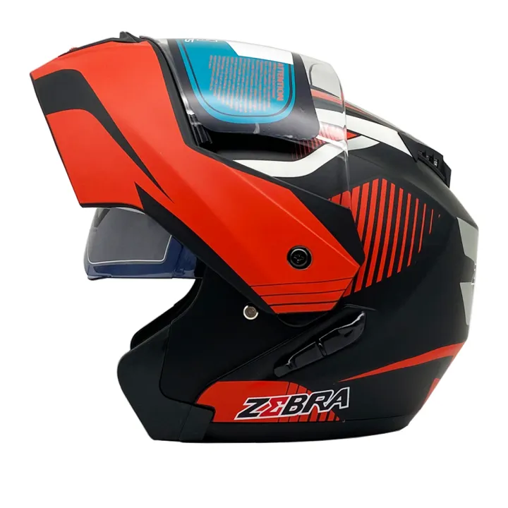 ZEBRA motorcycle open face helmet double visor motors helmets motor ...
