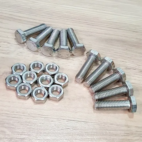 Gói 10 Bộ Bulon Đầu Bằng Phẳng Lục Giác Ngoài INOX 304 Size M8 Răng 8mm ...