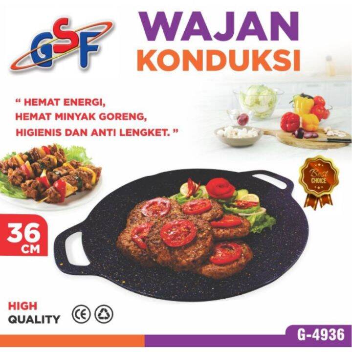 Wajan Konduksi Anti Lengket GSF Ori Wajan Korea Multifungsi Bisa Untuk Martabak - BBQ dan Roti ...