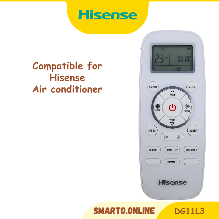 Hisense Air Cond Aircond Air Conditioner Remote Control | Lazada