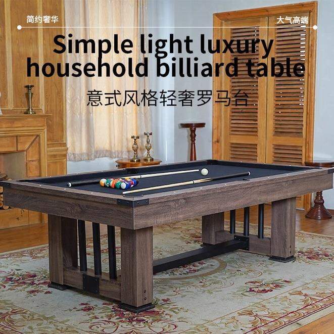 7 feet/8 feet/9 feet 3-in-1 Billiard Table Pool Table Adult American ...