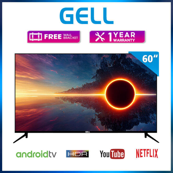 GELL 60 inches smart tv flat on sale screen tv smart led tv 55inch ...
