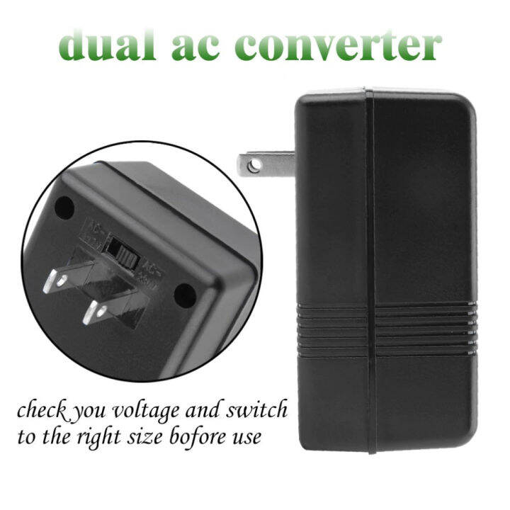 2 Mode 100W Max Power Converter Adapter 110V/120V To 220V/240V Dual ...