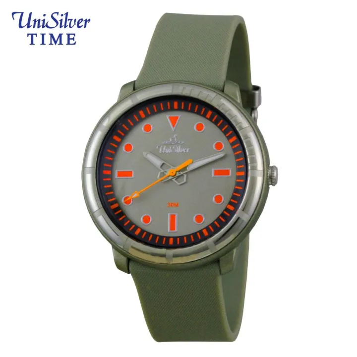 UniSilver TIME Unisex Gray Analog Rubber Watch KW1845-1004 | Lazada PH