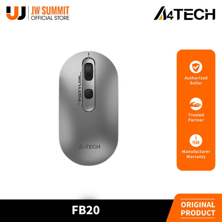 A4Tech FB20 2000 DPI Optical Bluetooth Nano Receiver Wireless Mouse | Lazada PH