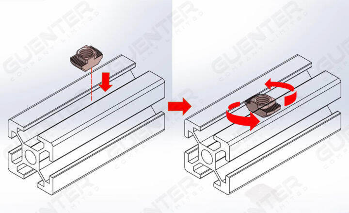 Free Nut M6 40 Series (จำหน่ายแบบแพ็ค) ราคาถูกสุด!!! น็อตยึดสำหรับ ...