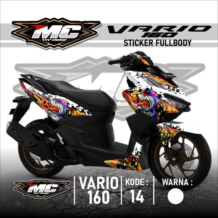 MC Cutting Sticker - Decal Stiker Vario 160 Fullbody 2022 - Aksesoris ...